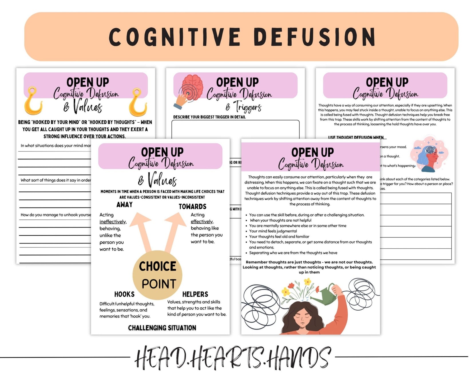 ACT Teens Toolkit: Worksheets (70 pages) – TherapywithCT