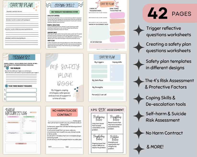 Crisis Safety Worksheets: Risk Assessment & Prevention – TherapywithCT
