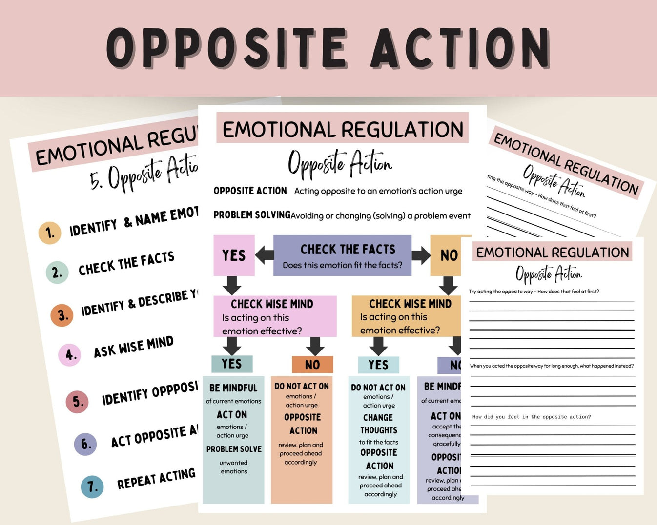 DBT Emotional Regulation Toolkit: Worksheets & Skills – TherapywithCT