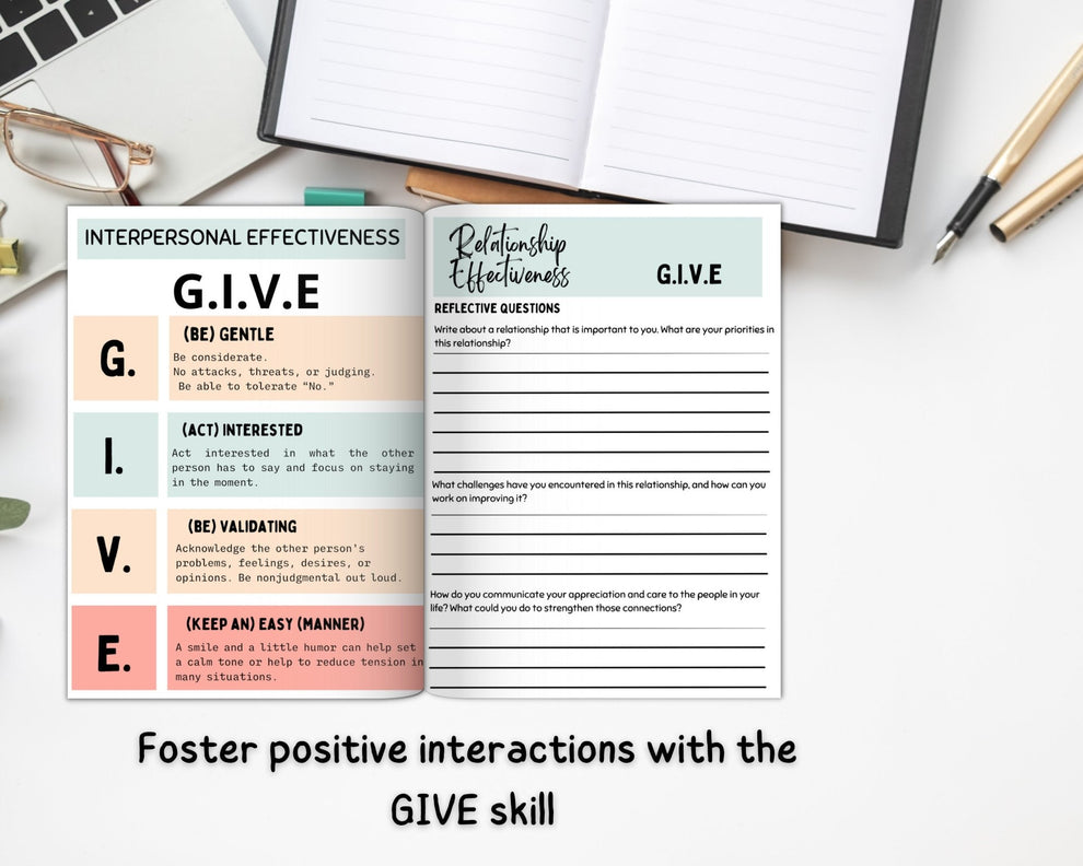 DBT Interpersonal Effectiveness Toolkit: Worksheets & Skills ...