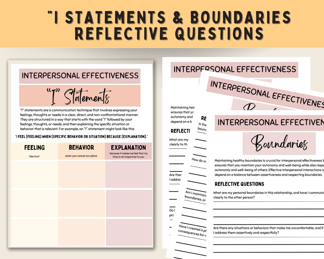 DBT Interpersonal Effectiveness Toolkit: Worksheets & Skills ...