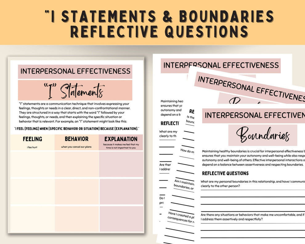 DBT Interpersonal Effectiveness Toolkit: Worksheets & Skills ...