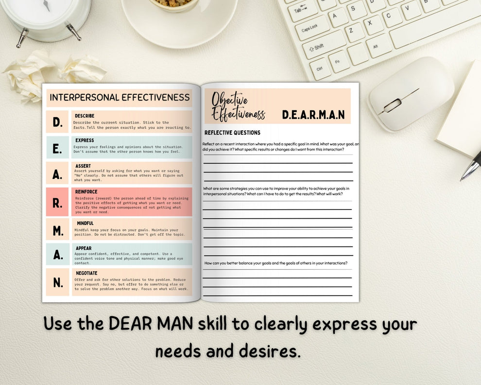 DBT Interpersonal Effectiveness Toolkit: Worksheets & Skills ...