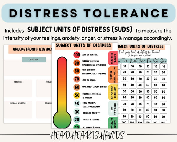 Distress Tolerance & DBT Journal Bundle: Emotional Regulation ...