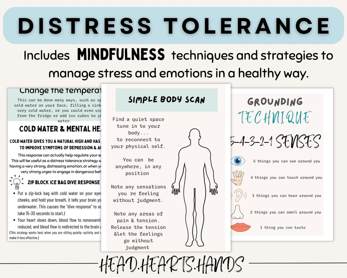 Distress Tolerance & DBT Journal Bundle: Emotional Regulation – TherapywithCT
