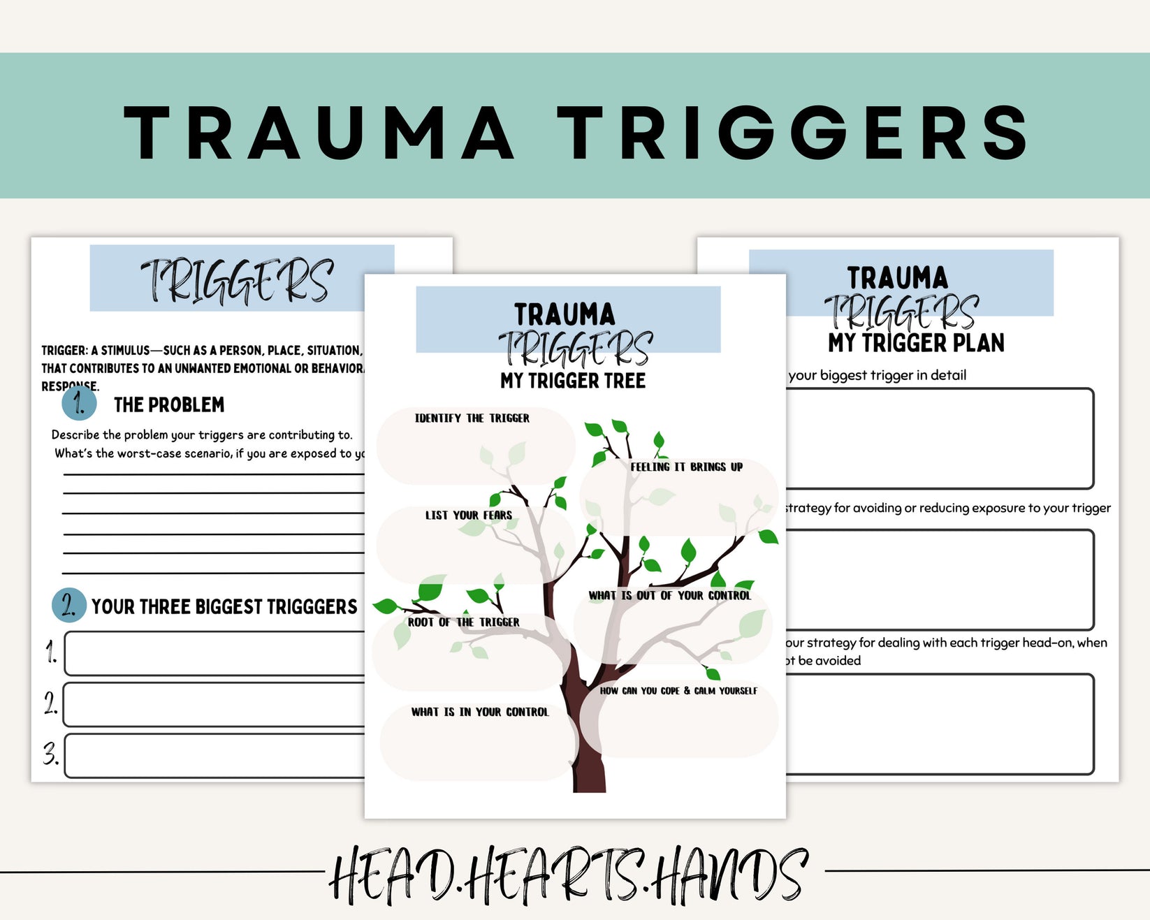 Trauma Psychoeducation Workbook: Worksheets & Healing – TherapywithCT