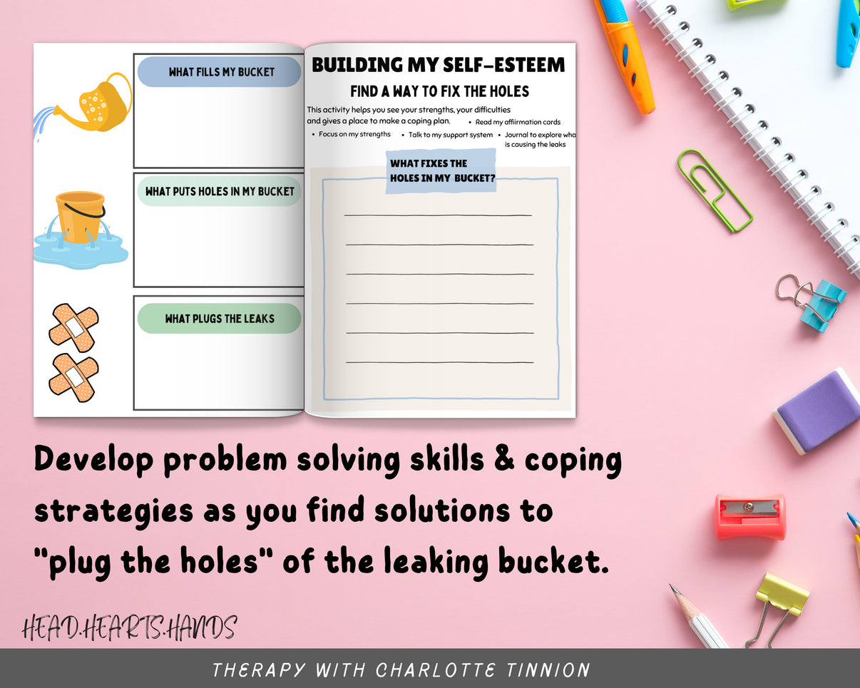 Self-Esteem Toolkit for Kids: Worksheets & Affirmations – TherapywithCT