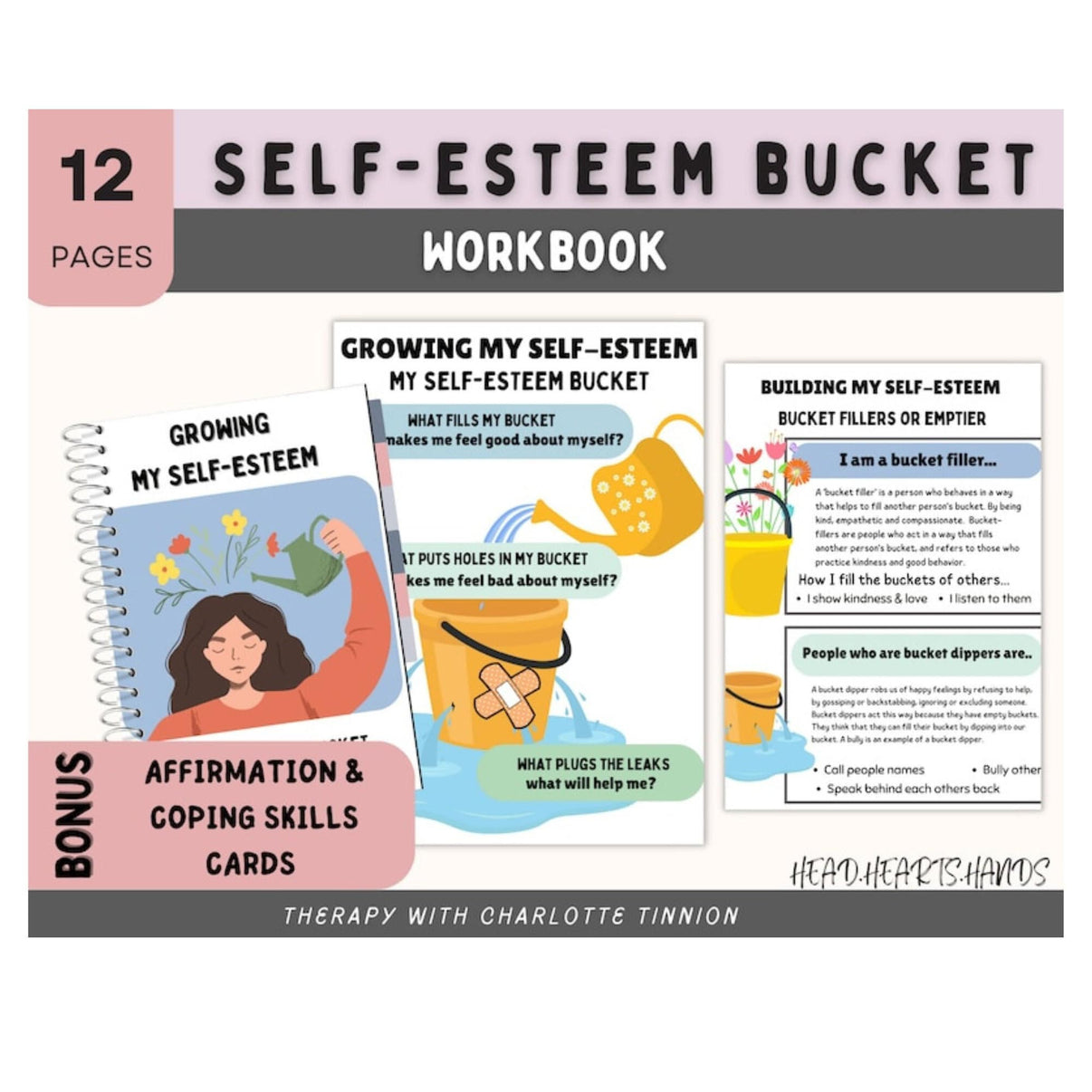 Self-Esteem Toolkit for Kids: Worksheets & Affirmations – TherapywithCT