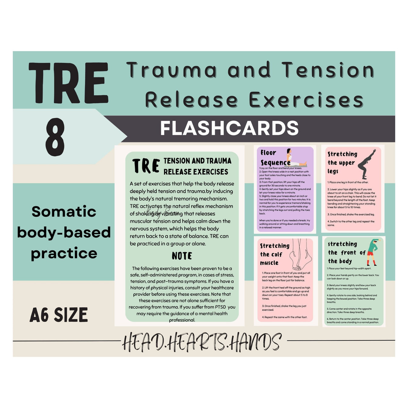 Tre Flashcards Somatic Therapy Coping Skills Therapywithct